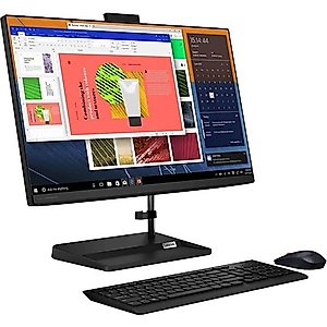 Lenovo IdeaCentre 3 24ALC6 F0G100LDUS All-in-One Computer - AMD Ryzen 3 5300U Quad-core (4 Core) 2.60 GHz - 8 GB RAM DDR4 SDRAM - 256 GB M.2 PCI Express NVMe 3.0 SSD - 23.8" Full HD 1920 x 1080 -