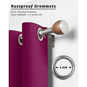 Waterproof Outdoor Curtains for Patio, Lovers Carriage and Eiffel Tower Under the Moon Weatherproof Privacy Outdoor Drapes, Grommet Top Outside Curtains for Gazebo Porch Pergola Cabana, 52x108 Inch