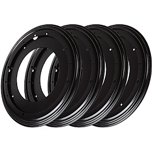 12 inch Lazy Susan Hardware, 4 Pcak Large Lazy Susan Turntable Bearing 5/16" Thick 1000lbs, Lazy Susan for Table, Serving Trays, Kitchen Storage Racks, Craft Table, Rotating Bearing Plate