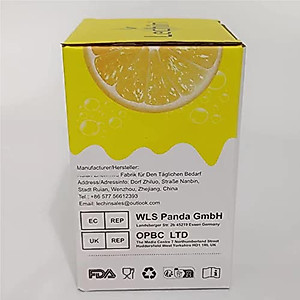 Lechin Hand Juicer - Citrus Juicer with Lemon Shape - Hand Lemon Juicer with Two Press Options for Different Fruits (Yellow)