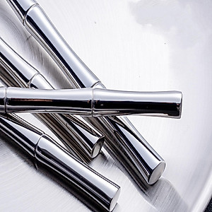 Bamboo Stub Handle Stainless Steel Cutlery Set Western Dinner Knife Fork Spoon Steak Knife Fork Spoon