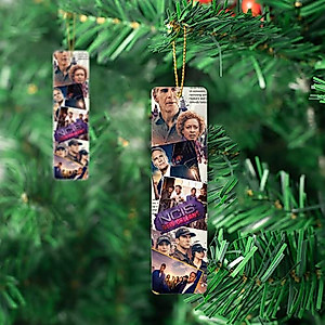 Bookmarks Metal Ruler NCIS Bookography New Measure Orleans Tassels Collage Bookworm for Gift Reading Bookmark Markers Book Christmas Ornament Bibliophile