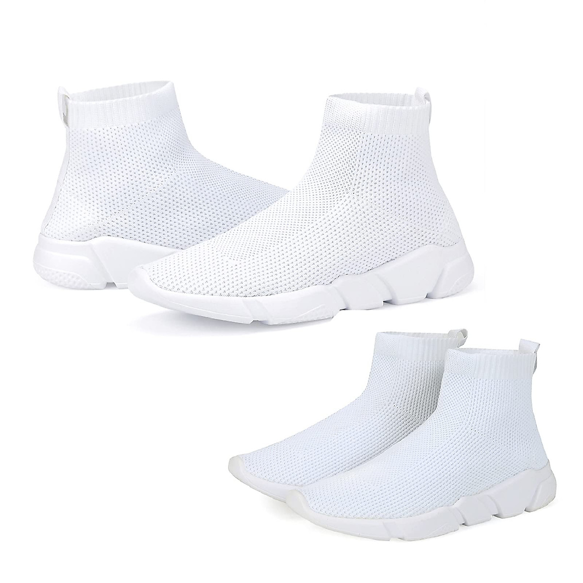 WXQ Men's Fashion Sneakers - Lightweight Breathable Walking Shoes Running Shoes Mesh Workout Casual Sports Shoes