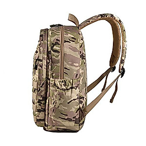 Wraifa Boys Backpack Waterproof Kids School Bag Outdoor Travel Camping Daypack Camo Rucksack (Amy Green, Small) …