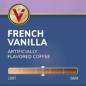 Victor Allen's Coffee French Vanilla Flavored, Medium Roast, 80 Count, Single Serve Coffee Pods for Keurig K-Cup Brewers