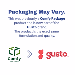 Comfy Package GUSTO [8 oz. - 300 Pack] Kraft Disposable Paper Cups, Hot Coffee Cups Brown Unbleached - Eco-Friendly Cups (Formerly
