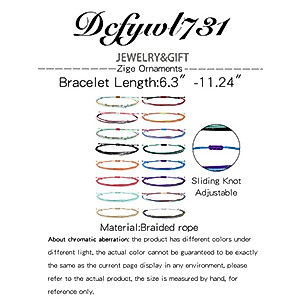 Dcfywl731 Surfer Wave Ankle Bracelets for Teen Girls String Cute Bracelet Anklets Boho Surfer Bracelets Anklets for Women Handmade Adjustable Waterproof Friendship Bracelets Anklets Pack