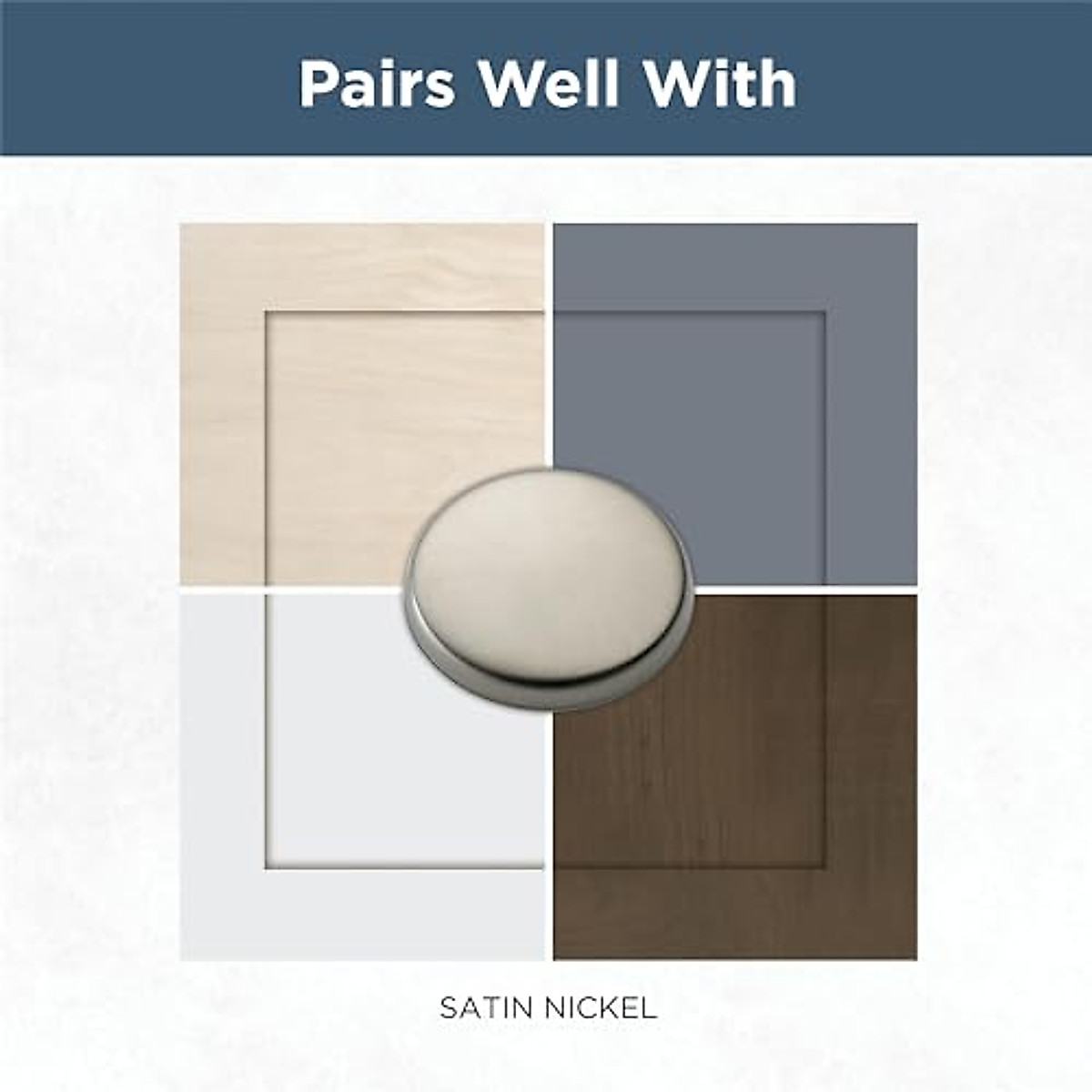 Franklin Brass Lombard (10-Pack) Cabinet Handles 3' Hole Center Satin Nickel Kitchen Drawer Pulls Dresser, Furniture Hardware P29521K-SN-B