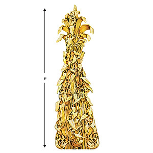 Beistle Cornstalk Photo Props, 5' Tall, Set of 2 - Thanksgiving Harvest Party Wall Decoration, Fall Cut Out Backdrop Decor