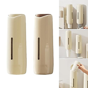 ZHIZHOUNEY Modern Wall Mounted Cup Dispenser Multipurpose Wall Mounted Cup Organizers Sturdy Cup Container for Household Use