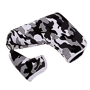 pistro Premium Golf Putter Club Head Sleeve Headcover Protector Replacement - Gray