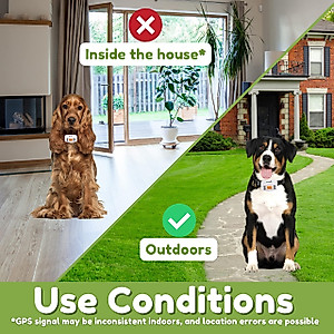 Pawious GPS Wireless Dog Fence - Pet Containment System, Electric Dog Fence with Radius up to 1000 Yards, Rechargeable, Perimeter Shock Collar for Medium and Large Dogs, Outdoor Use Only