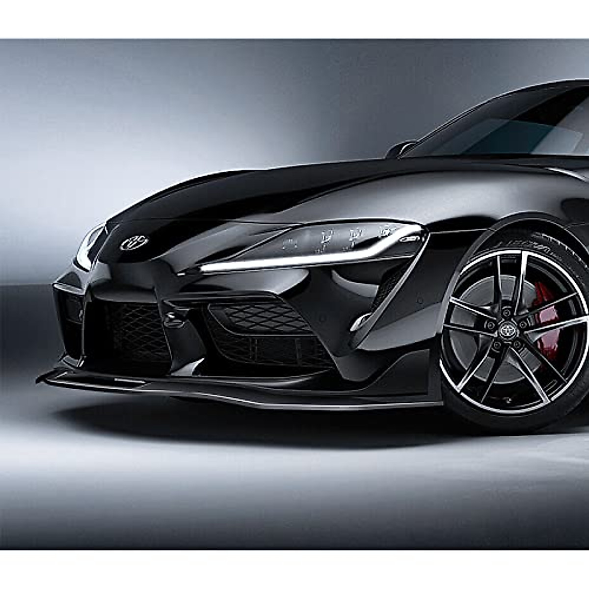 DriftX Performance, 3PCS Front Bumper Lip Kit fit for Compatible with 2019-2023 Toyota Supra A90, STP-Style Splitter Trim Protection Spoiler, Air-Dam-Chin-Diffuser (Painted Black)