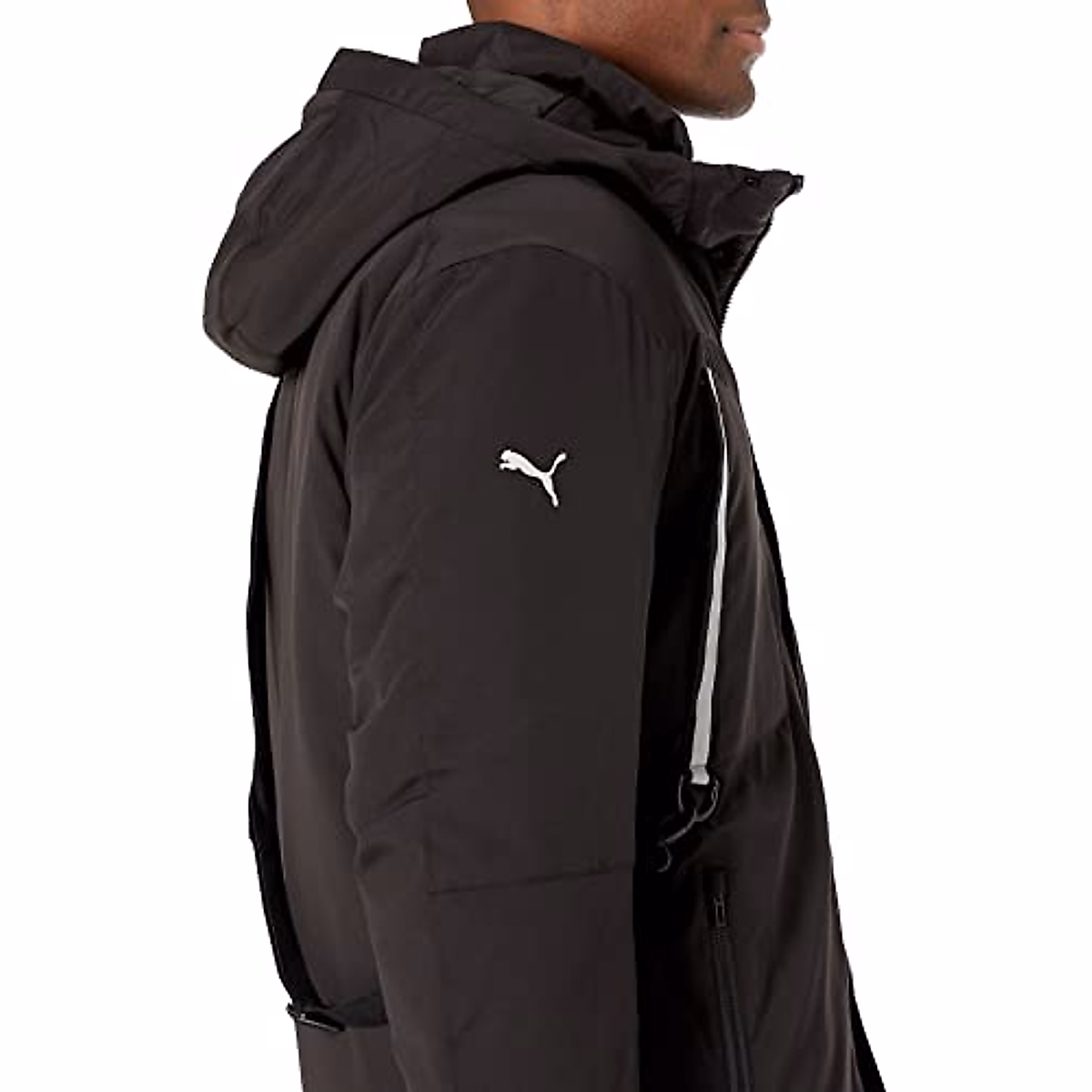 PUMA Men's Standard BMW MMS Padded Jacket, Black, Large
