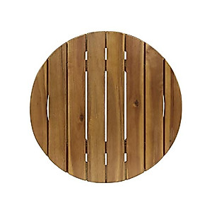 Christopher Knight Home Parker Outdoor 16" Acacia Wood Side Table, Teak Finish