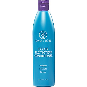 Ovation Hair Color Protection Conditioner - Hair Conditioner for Colored Hair - 12 oz - Brightens and Hydrates Color-Treated Hair - With Quinoa, Aloe Vera, Argan Oil - No Parabens and Sulfates