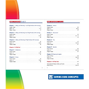 Spectrum 3rd Grade Math Workbooks, Ages 8 to 9, Math Workbooks Grade 3, Multiplication, Division, Fractions, Addition and Subtracting to 4-Digit Numbers - 160 Pages (Volume 4)