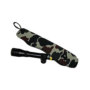 IRON GLOVES Rifle Scope Cover, Camo, 15-Inch