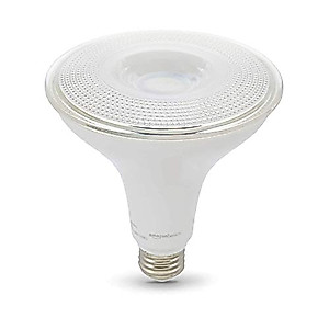Amazon Basics PAR38 Dusk to Dawn Sensor LED Light Bulb, 120 Watt Equivalent, Energy Efficient 14W, E26 Standard Base, Daylight White 5000K, Non-Dimmable, 10,000 Hour Lifetime , 2-Pack
