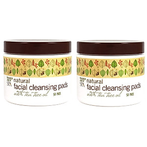 2 Pack Trader Joe's Spa Natural Facial Cleansing Pads with Tea Tree Oil