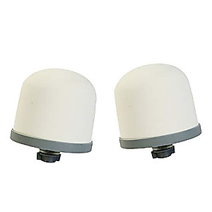 Huining 2PCS Ceramic Dome Replacement Filter for Household Water Bucket Filtration System Water Pitcher