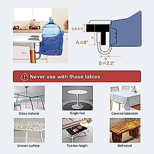 MTWML Hook On High Chair with Tray,Portable Baby High Chair That Attaches to Table,Clip On Fast Table High Chair for Babies and Toddlers.Baby Feeding Seat for Dining Table and Counter to Travel(Blue)