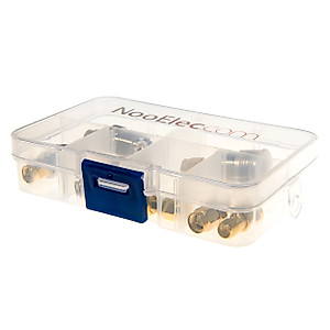 SMA Adapter Connectivity Kit: 8 Adapters for NESDR (RTL-SDR) SMA Radios w/Case