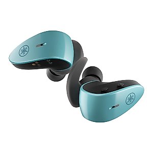 Yamaha TW-ES5A True Wireless Sport Earbuds with Bluetooth 5.2, IPX7 Waterproof, Secure Fit, Premium Sound, Qualcomm CVC Clear Voice Capture, Listening Care and Ambient Sound (Green)