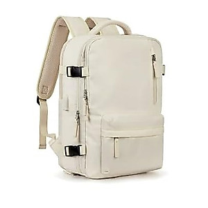 2023 Newest Women's Large Travel Backpack Waterproof Hiking Rucksack, Carry On Backpack Flight Approved, Outdoor Daypack (Beige)