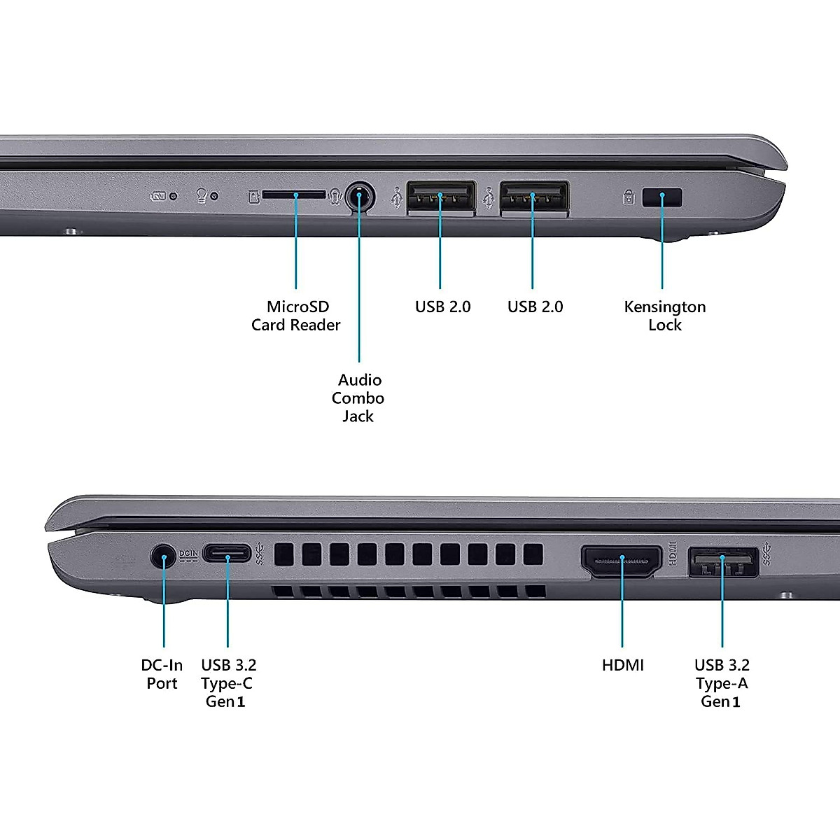 ASUS 2023 Vivobook 15.6" FHD Touchscreen Thin Laptop, Intel Core i3-1115G4 Up to 3.9Ghz, 12GB RAM,512GB PCIE SSD, HDMI, Fingerprint, Backlit KB, Windows 11S, Grey+ GM Accessories