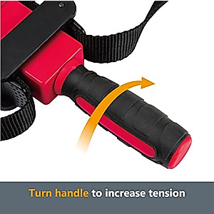 POWERTEC 71122 Deluxe Polygon Quick Release Band Clamp | Woodworking Frame Clamping Strap Holder