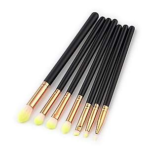 Long Hair Comb Sets Cosmetic Eyeshadow Tools Makeup Eyebrow Brush 7Pcs Kits Brush Brush Star Makeup
