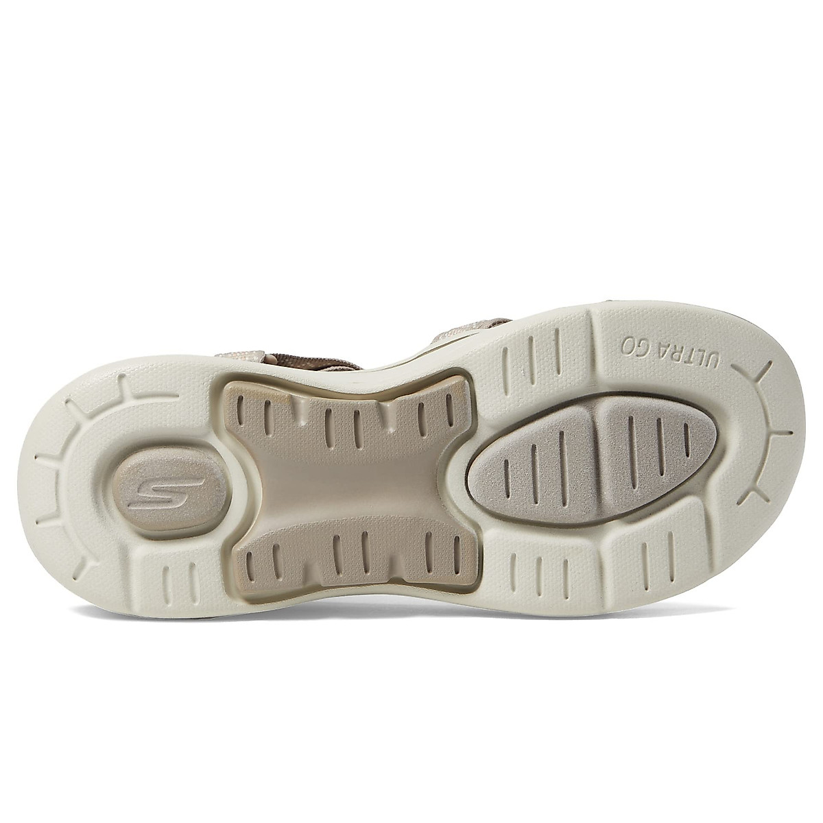 Skechers Women's River Sandal, Taupe, 8