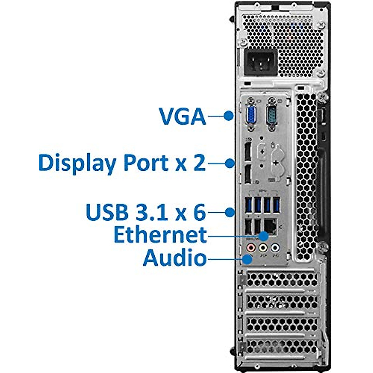 Lenovo ThinkCentre M900 SFF Desktop Computer, Intel Core i5-6500 Upto 3.6GHz, 32GB RAM, 256GB SSD, 4K 2-Monitor Support DisplayPort, HDMI, DVD-RW, AC Wi-Fi, Bluetooth - Windows 10 Pro (Renewed)