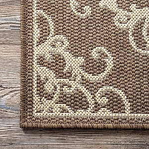 nuLOOM Frontier Coronated Trellis Indoor/Outdoor Area Rug, 8' x 10', Beige