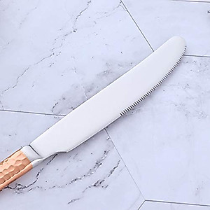 Buyer Star 20-Piece Heavy Duty Silverware Flatware Set for 4, Stainless Steel Luxury Cutlery Sets for Home Restaurant Hotel, Rose Gold, Mirror Polish, Dishwasher Safe