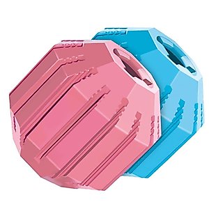 KONG - Puppy Activity Ball - Soft Rubber, Treat Dispensing Dog Toy for Teething Pups (Assorted Colors) - for Small Puppies