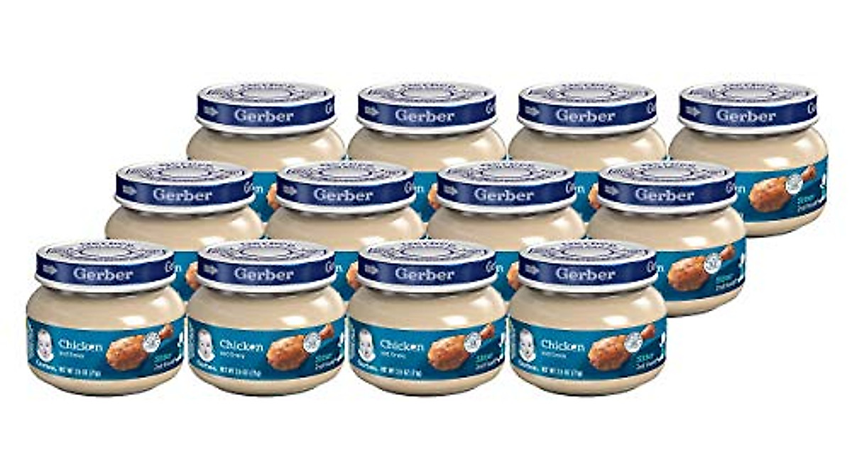 Gerber 2nd Foods Chicken & Gravy for Babies - 12 Pack | Nutritious & Tasty