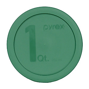 Pyrex (1) 322-PC Green, (1) 323-PC Orange, (1) 325-PC Blue, and (1) 326-PC Red Mixing Bowl Lids (FOR PYREX MIXING BOWLS ONLY) - Made in the USA
