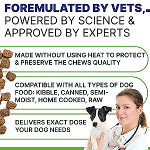 Advanced Hemp Calming Chews for Dogs - Dog Calming Chews - 120 Anxiety Relief Treats - Hemp Oil - Dog Calming Treats - Sleep Calming Aid - Calming Hemp Treats for Joint Health