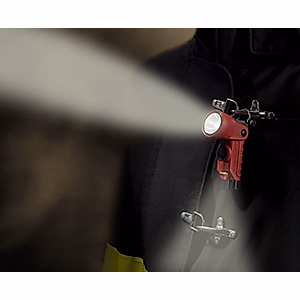 Streamlight 88901 Vantage 180 X Helmet Mounted and Right Angle Firefighter Flashlight with Helmet Bracket, Orange