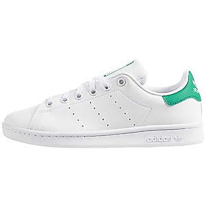 adidas Kids Stan Smith (End Plastic Waste) Sneaker, White/White/Green, 9 US Unisex Toddler