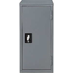 Global Industrial Assembled Wall Storage Cabinet, 13-3/4x12-3/4x30, Gray