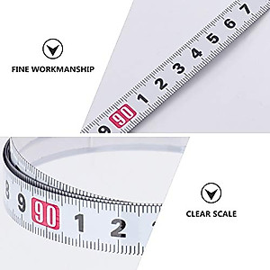 VILLCASE 2pcs Adhesive Tape Measure, 1 M Measuring Stick Workbench Ruler Self- Adhesive Peel and Stick Tape Measure for Work Woodworking, Drafting Table