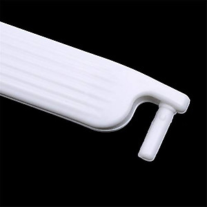 Idiytip 6 Row Waterproof Oilproof Strong Sticking Wall Hanger Corner Adhesive Hook Kitchen Bathroom Self Hooks Stick Home Decor,White