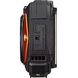 Ricoh WG-70 Waterproof Digital Camera (Orange) + 64GB Extreme Pro SD Card + Small Case + Selfie Stick + Memory Card Wallet + SD Card Reader + 6Ave Cleaning Kit