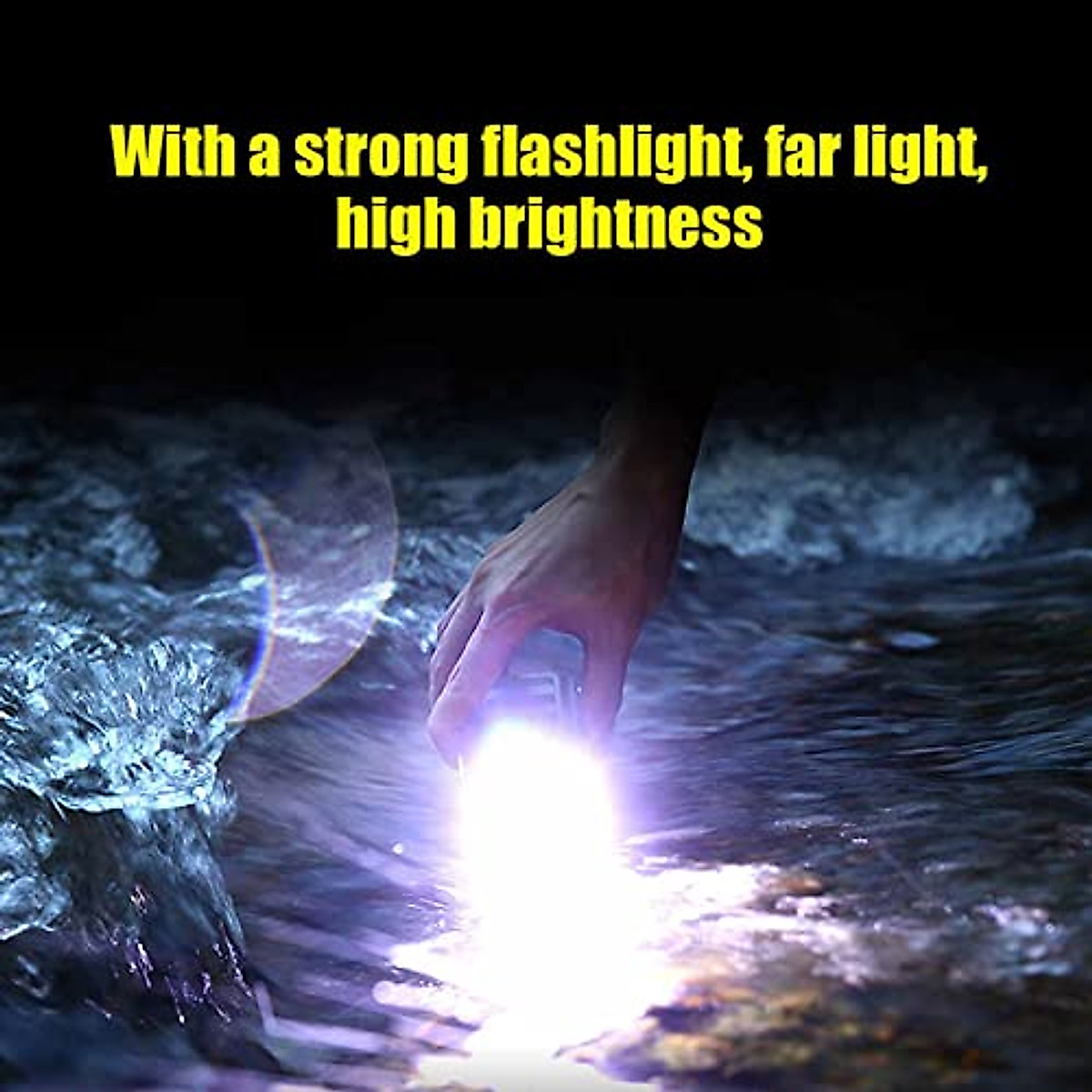 fo sa Rugged Phone Unlocked, Dual SIM Dual Standby Mini Rugged Cell Phone Outdoor Waterproof Rugged Mobile Phone Feature Phone, 13800 mAh Big Battery,Strong Flashlight, Large Speaker,Big Buttons