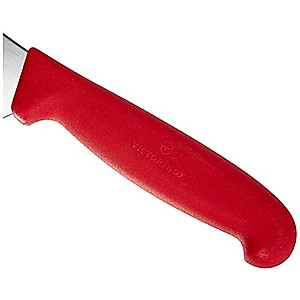 Victorinox - Fibrox Pro Chef Knife, Straight, 6", Red