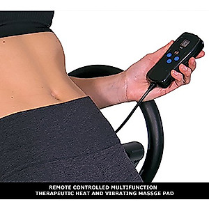 Health Gear ITM5500 Advanced Technology Inversion Table With Vibro Massage & Heat - Heavy Duty up to 300 lbs., Black/Red