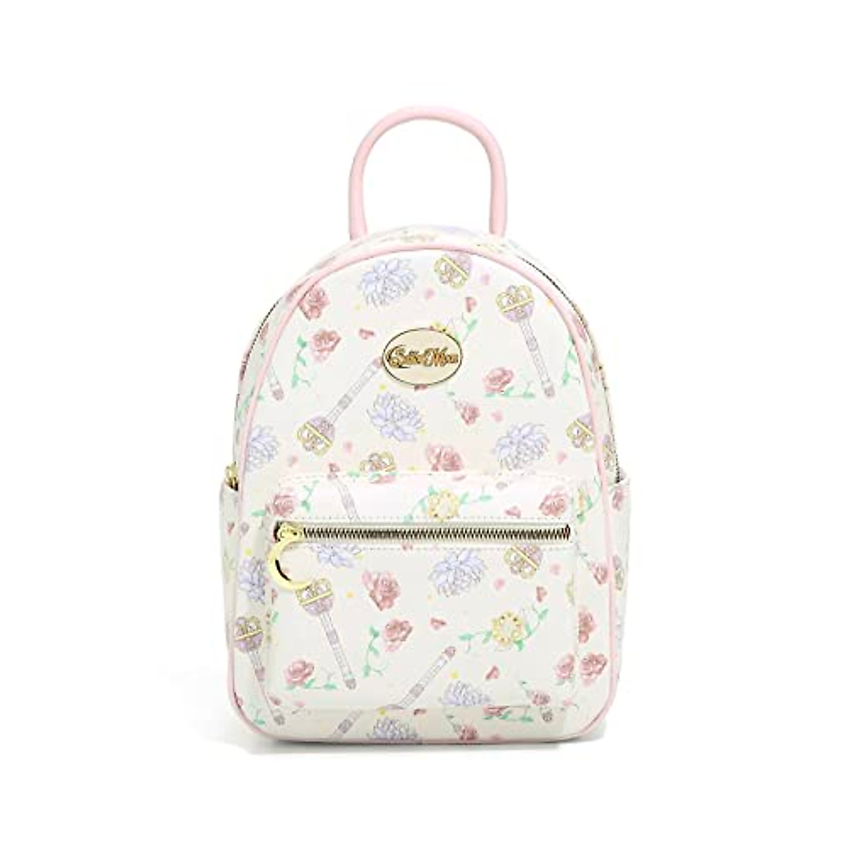Pretty Guardian Sailor Moon Items & Flowers Mini Backpack